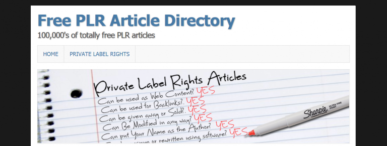 PLRPLR Review - Is It A Good PLR Article Source?